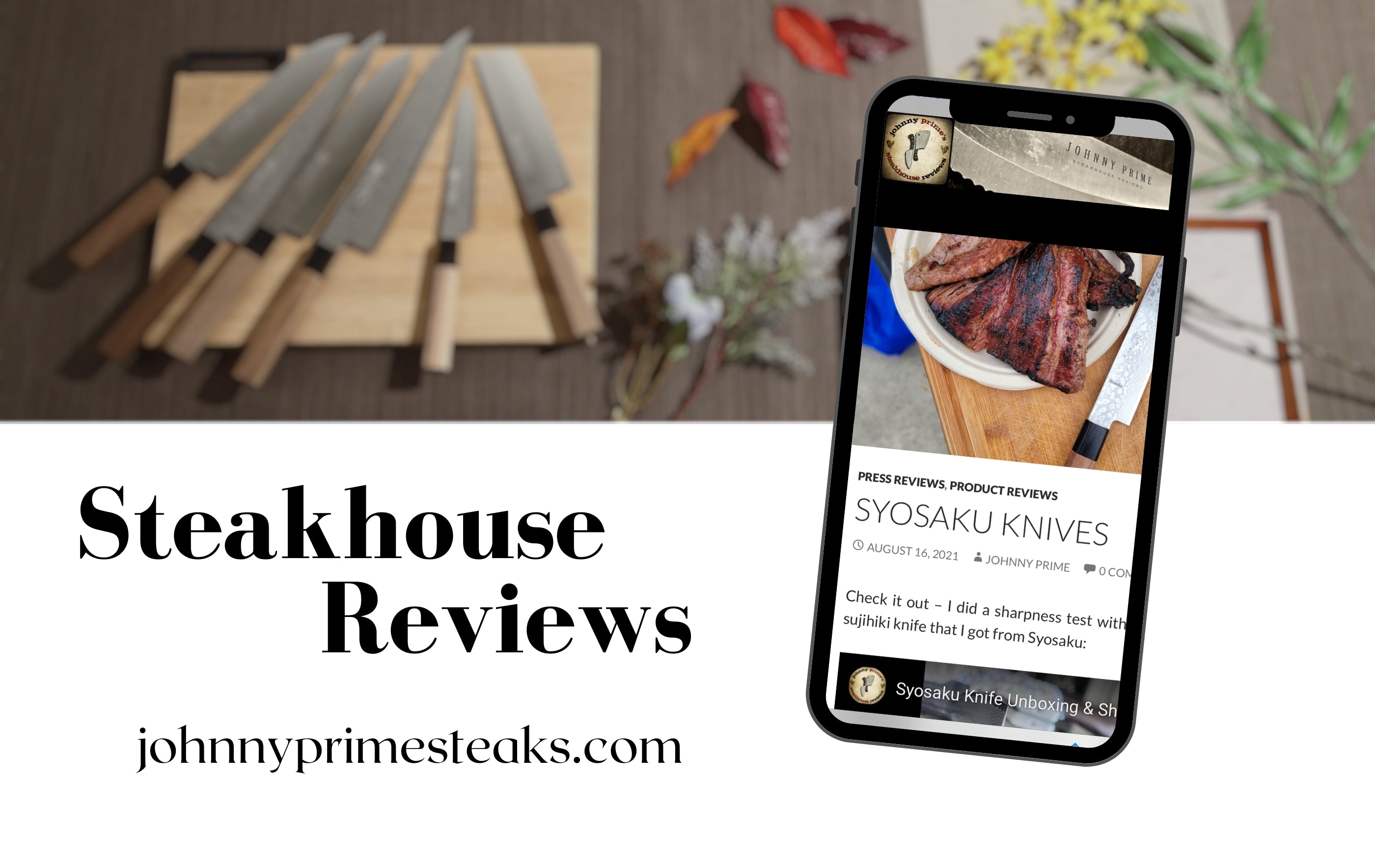 Featured in Johnny Prime Steakhouse Reviews - Syosaku-Japan